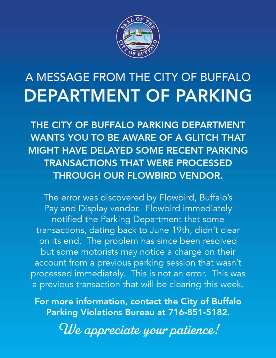 Parking Enforcement Division | Buffalo, NY - Businessman Week